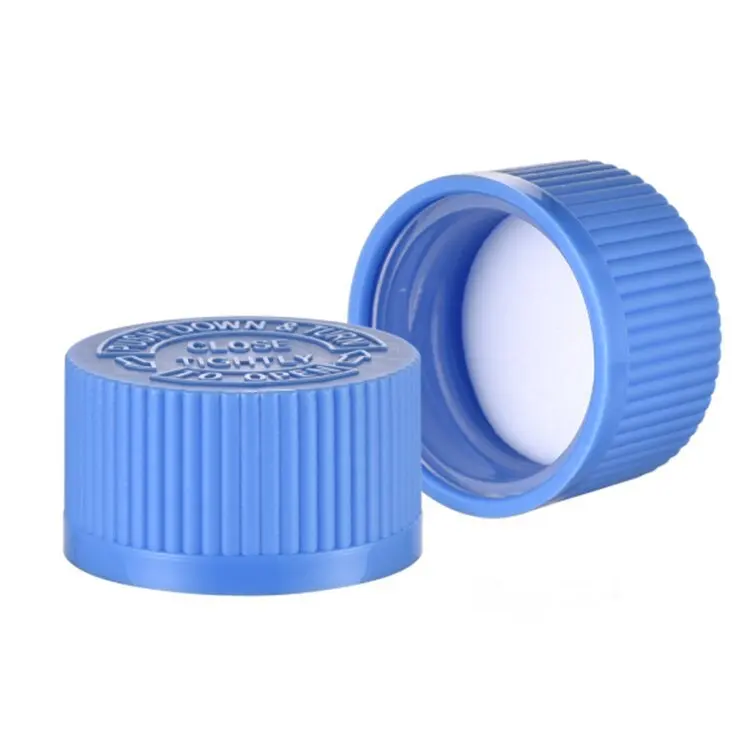 Pill child proof cap plastic bottle medicine caps 24mm child-resistant ...