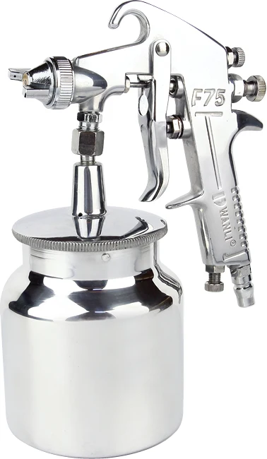 F-75S Paint Spray Gun - Efficient 750ml Suction Feeding