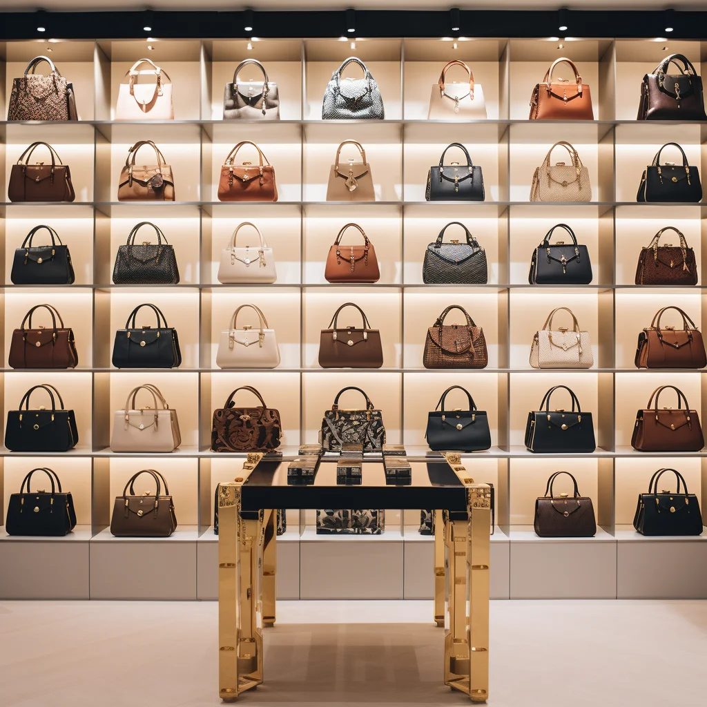 High Quality Garment Bag Display Rack For Shop Shelf Shoe And Bags Rack ...