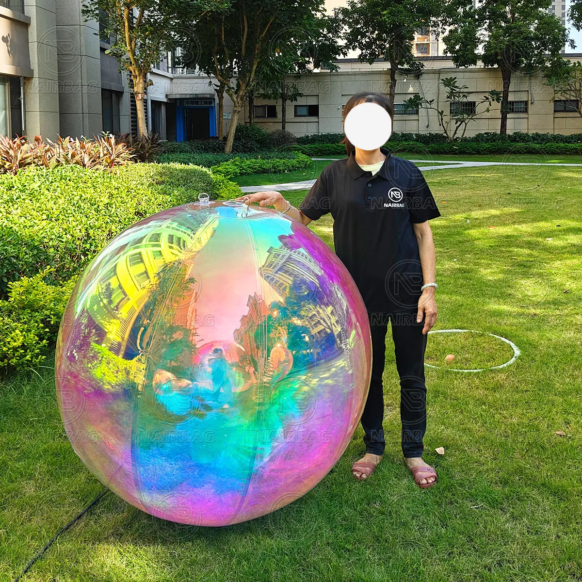 Alibaba.com: Iridescent Inflatable Mirror Balloon, PVC Reflective Giant ...