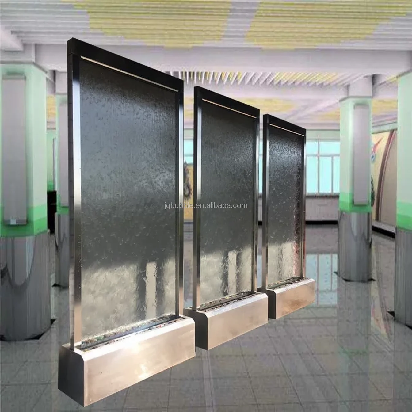 Customized Glass Waterfall Stand Indoor Waterfall Water Fountain Hot ...