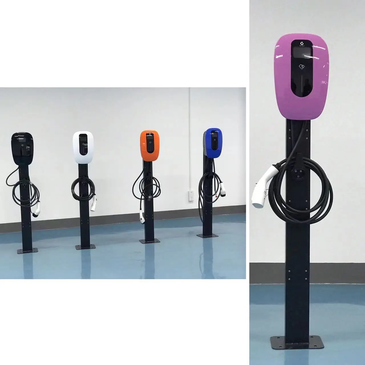 Ev Charger Factory Manufacturer Ocpp Type 2 32a 3 Phase 7kw 22kw ...