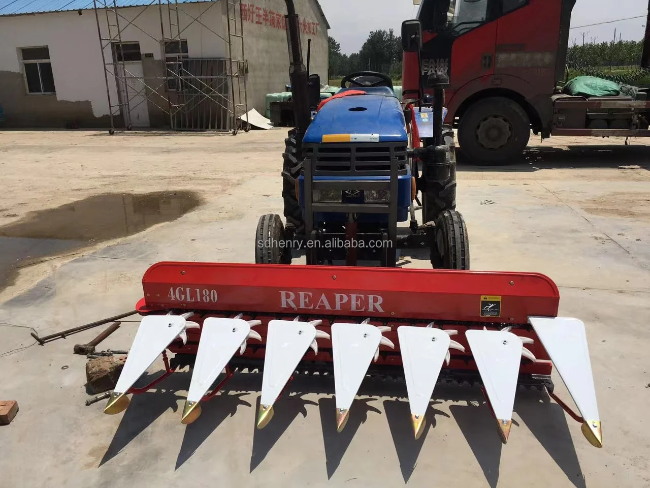 Belt Model PTO Reaper Head for Tractors - High Productivity