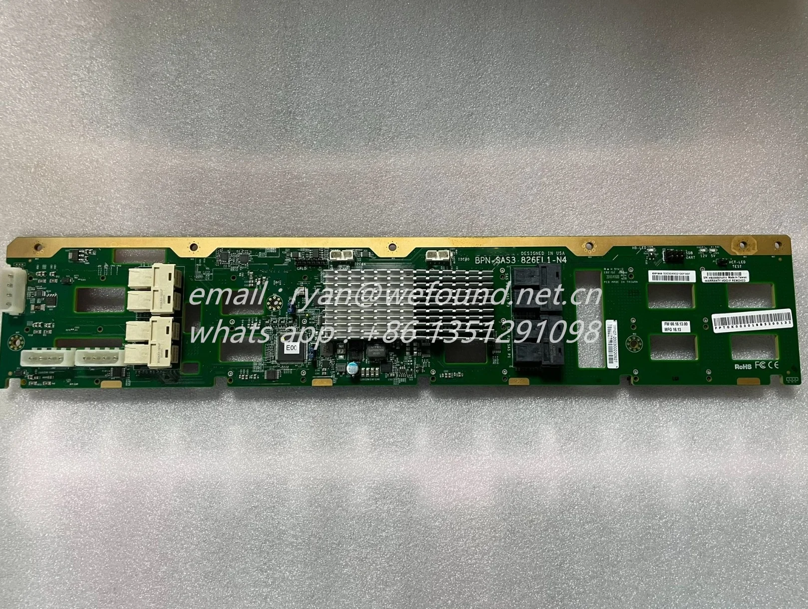 Bpn-sas3-826el1-n4 Backplane - Buy Bpn-sas3-826el1-n4 Backplane Product ...