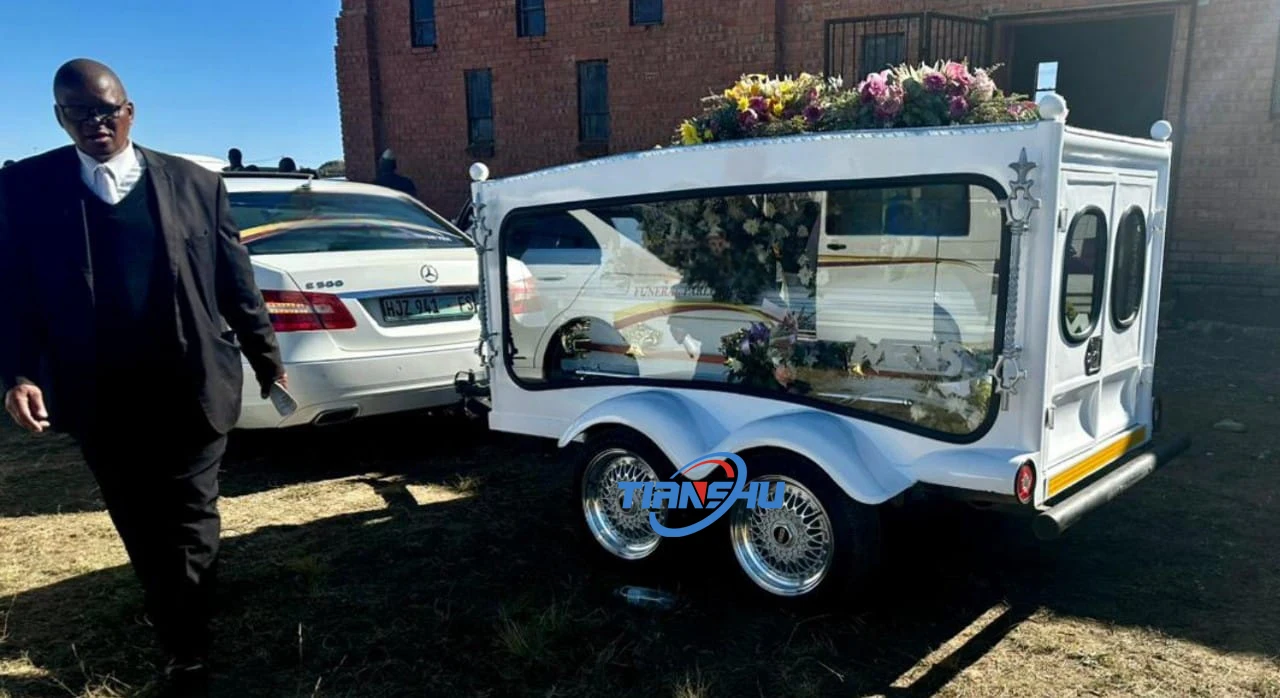 New Design Funeral Hearse /Vintage Coffin Wagon/White Casket Chariot ...