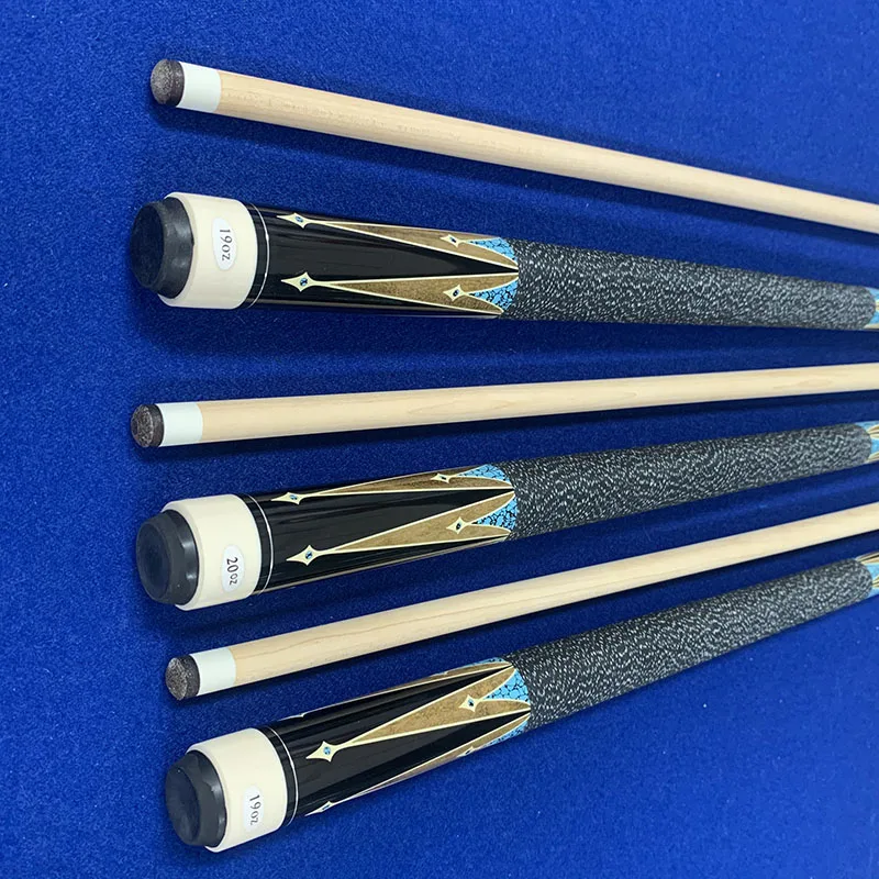 58 Inch Superior Quality Canada Maple Wood Cue 12.5mm Tip Uni-lock ...