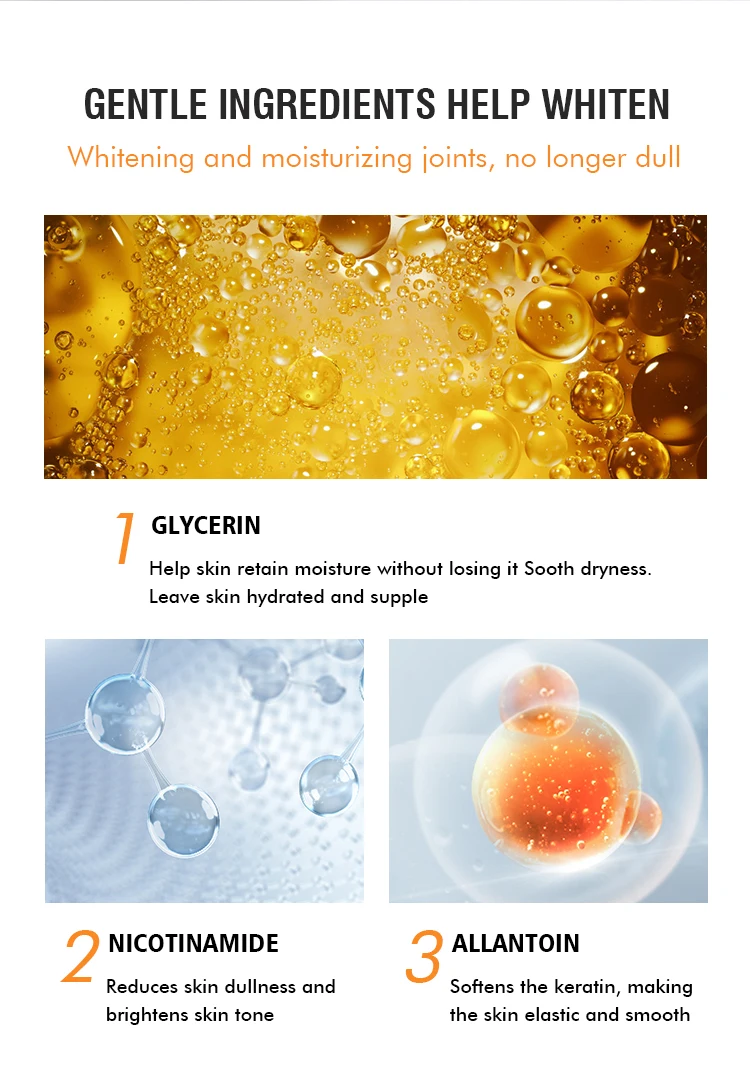 Private Label Dark Knees and Elbows Strong Whitening Cream