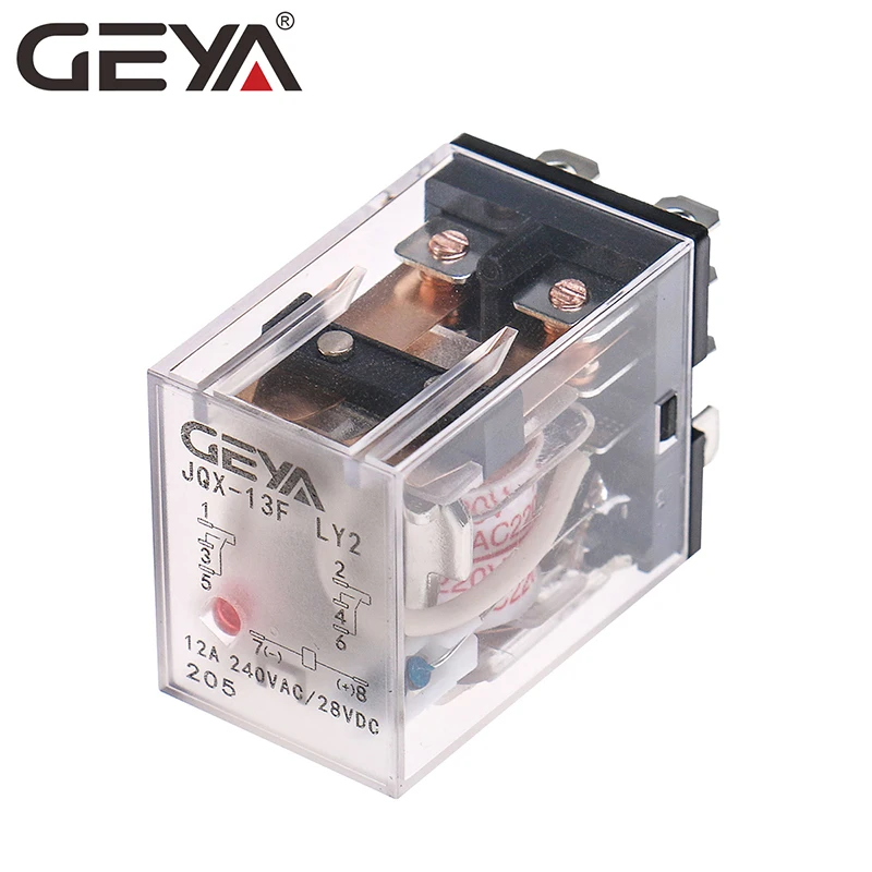 Geya Hh54p My4 Electromagnetic Relay 12 V General Purpose Relay - Buy 3v-48v 12v Electrical 5v ...