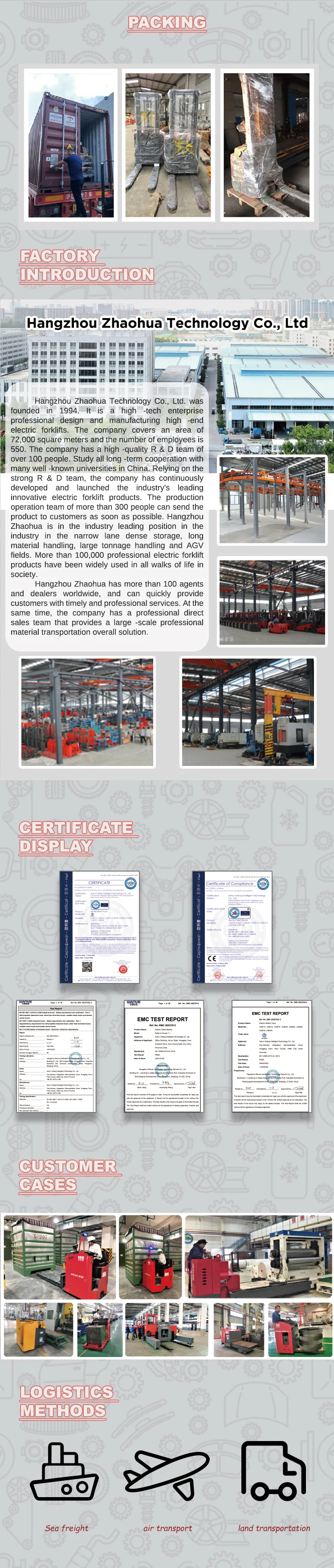 Seated Driving Forklift Automated Guided Vehicles Electric Lifting Fork ...