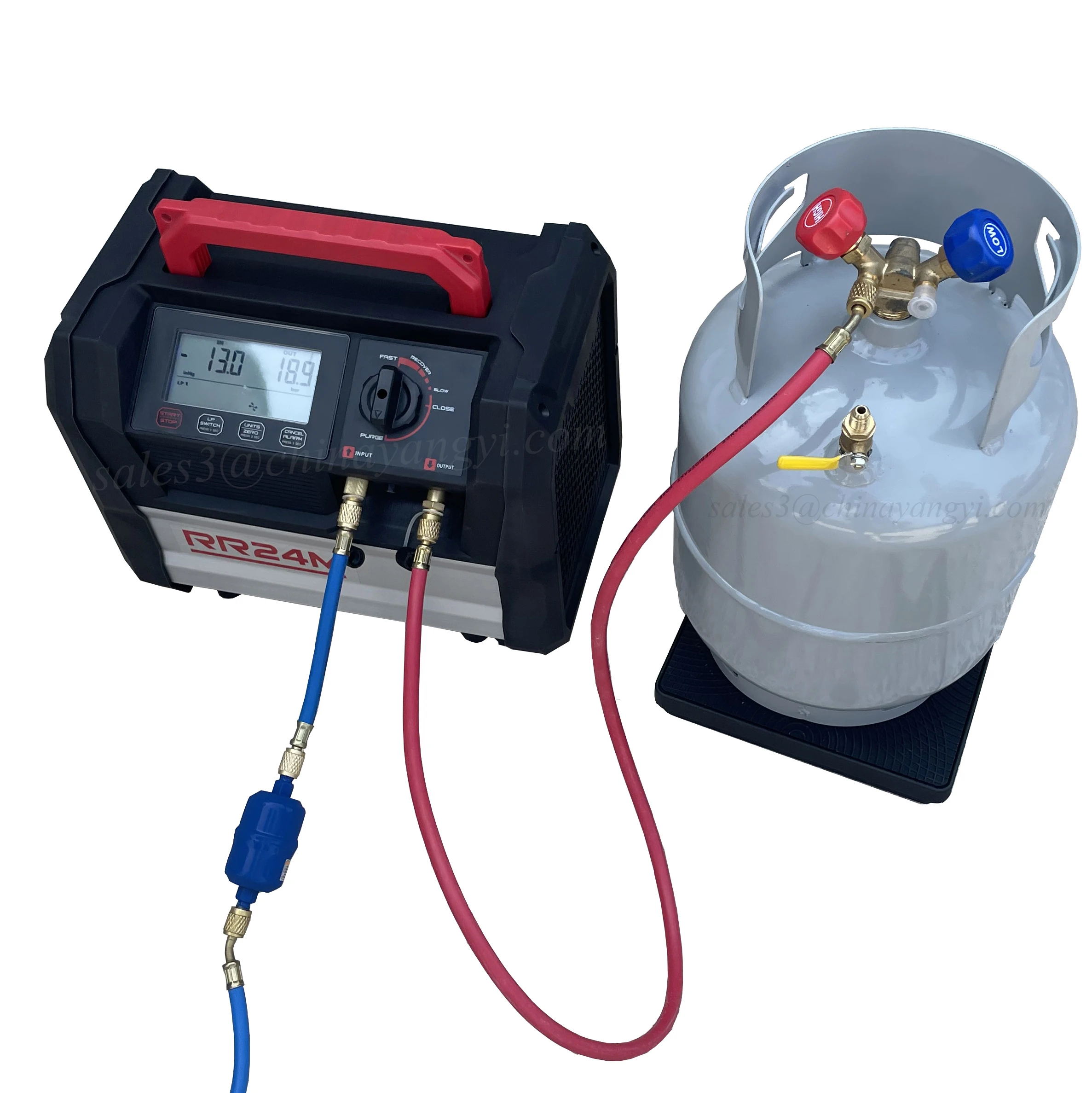 R32 R410A R134a Refrigerant Recovery Machine 1HP for AC & HVAC - OEM