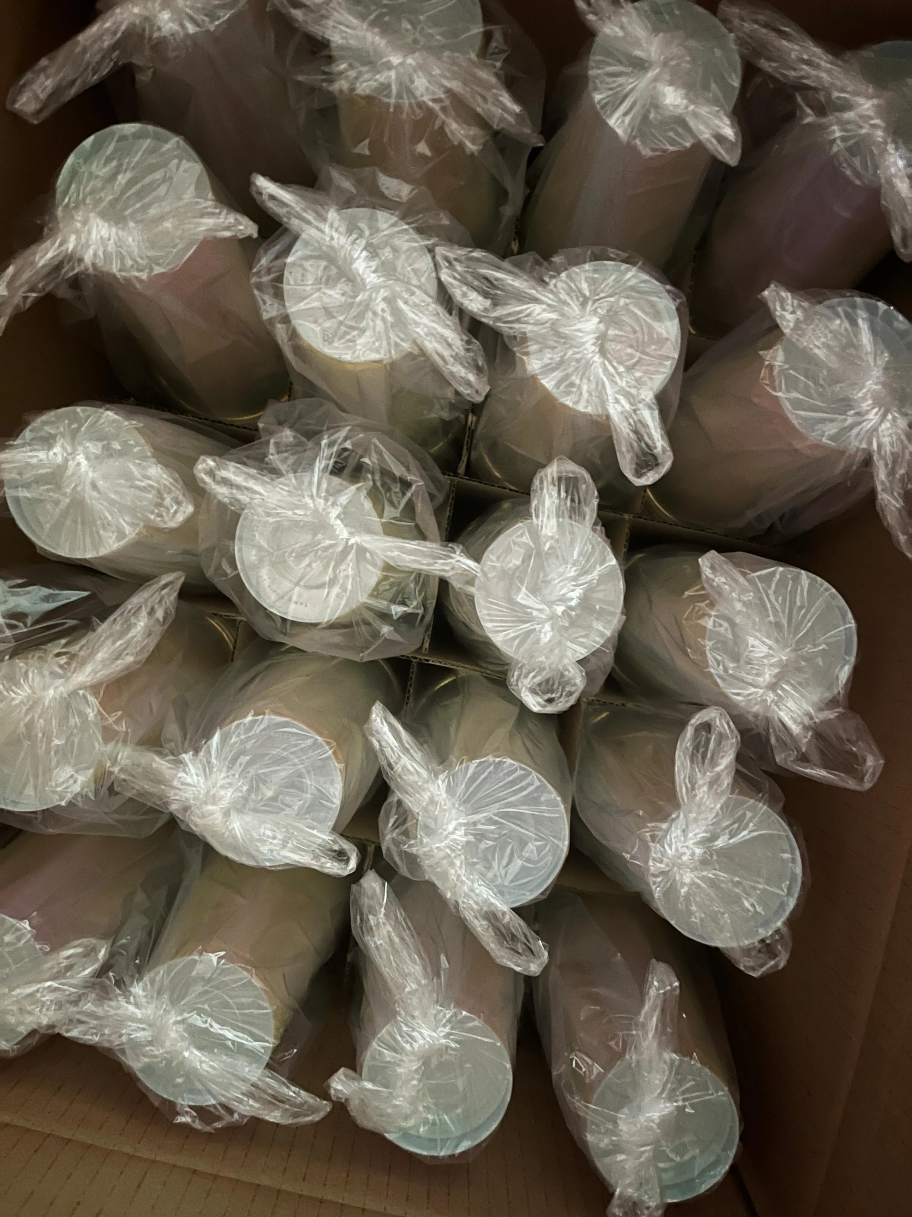 Creative Design 12/16/22oz Recyclable Pp Food Grade Material Black ...