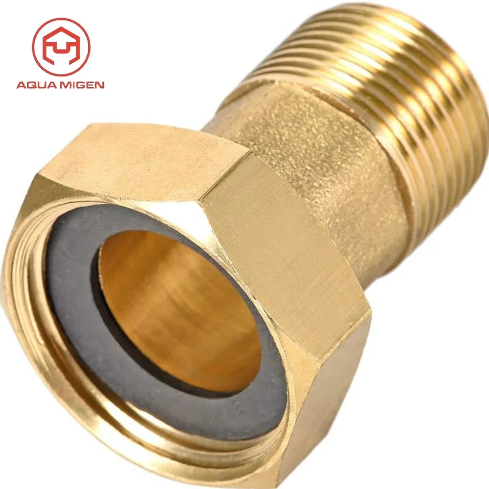 1" Water Meter Coupling - Male NPT to Female Thread Adapter