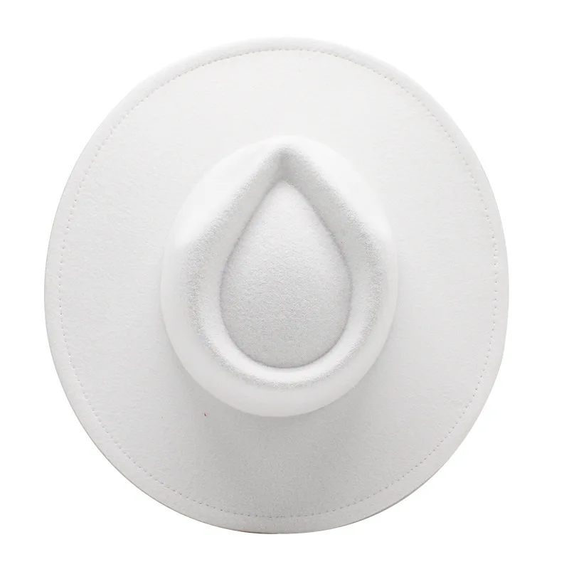 9.5CM Wide Brim Big Fedora Hat - Perfect for All Seasons