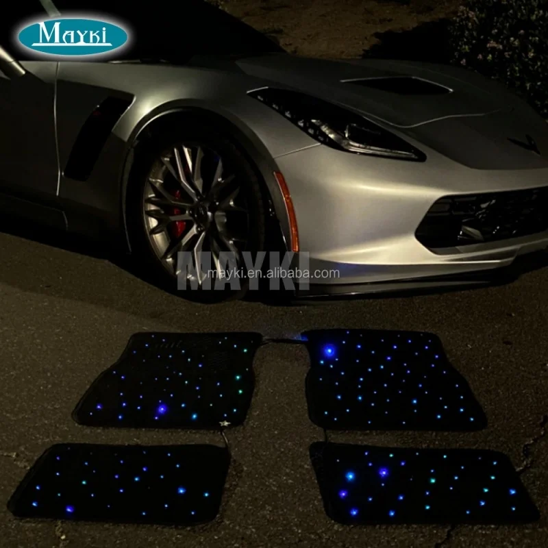 APP Controlled Colorful Fiber Optic Car Starlight Mats