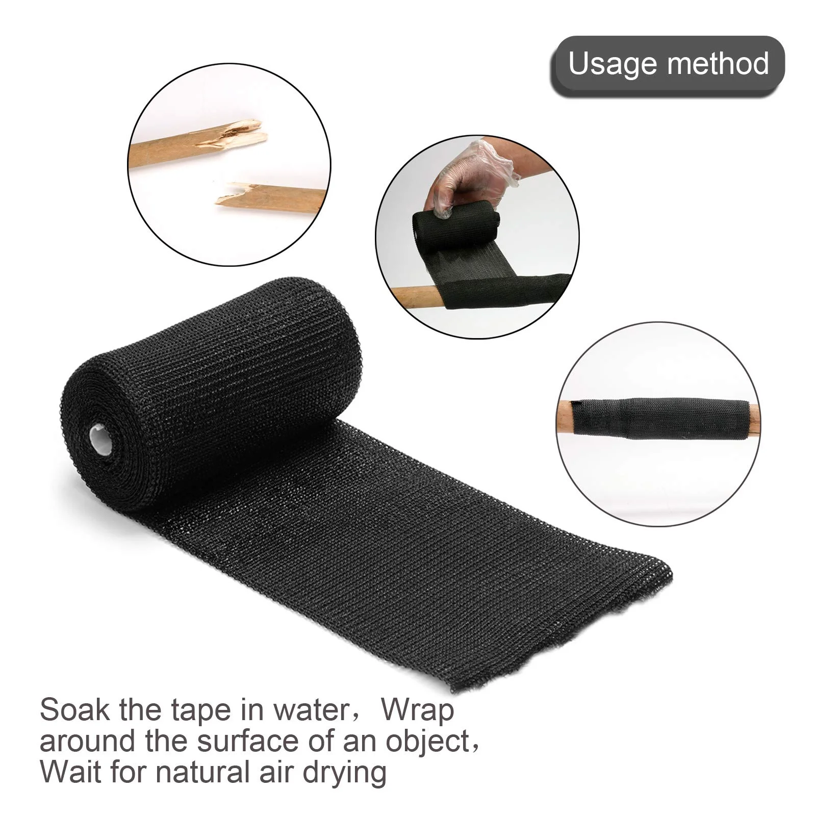 Water Activated Fiberglass Polyurethane Resin Pipe Repair Bandage Quick ...