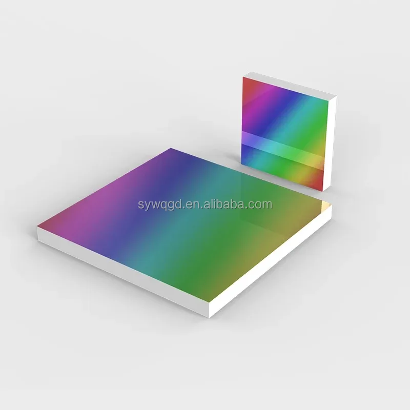 Diffraction Grating Film Optical Glass K9 Plane Ruled Diffraction ...