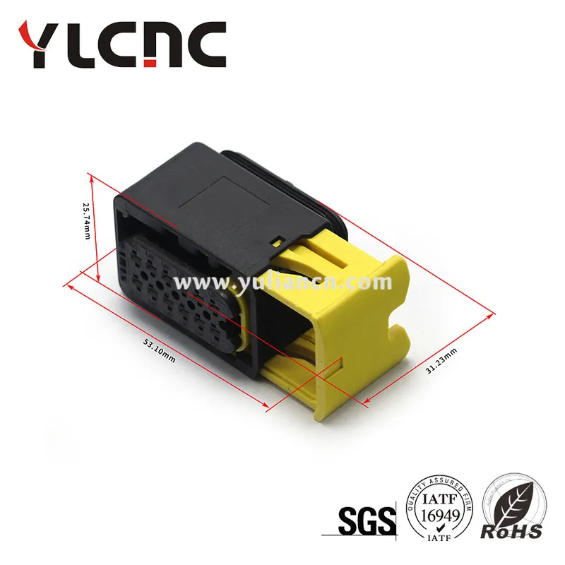 12pin Female Waterproof Auto Electrical Connector For Vehicle Monitoring System Connector 2 ...