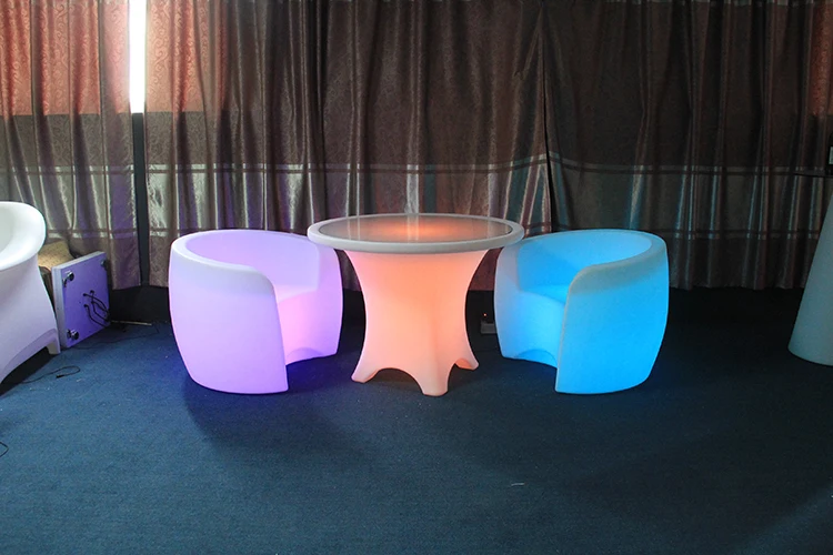 Waterproof Rechargeable Color Changing Led Bar Sofa Outdoor Modern Sofa ...