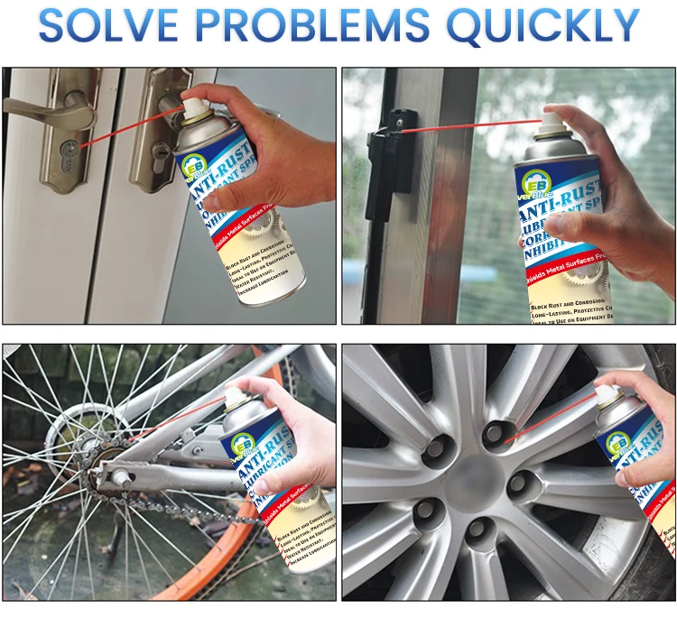 Everblue Anti Rust Lubricant Spray - 450ml for Cars