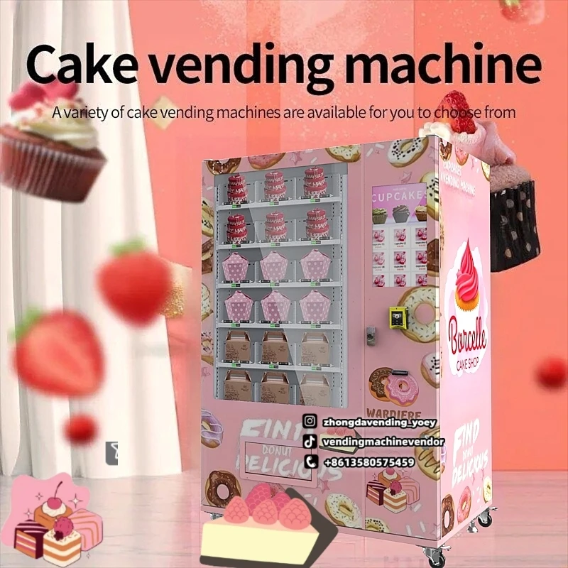 Refrigerated Cake Vending Machine - Perfect for Any Location