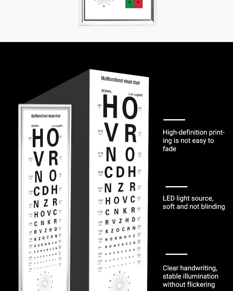 New Wholesale Eye Testing Chart Examination Led Light Vision Test Chart ...