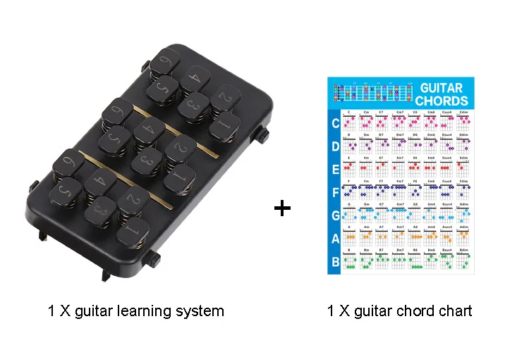 Auto Electrical System One-click Finger Guitar Chord Trainer Aids Easy ...