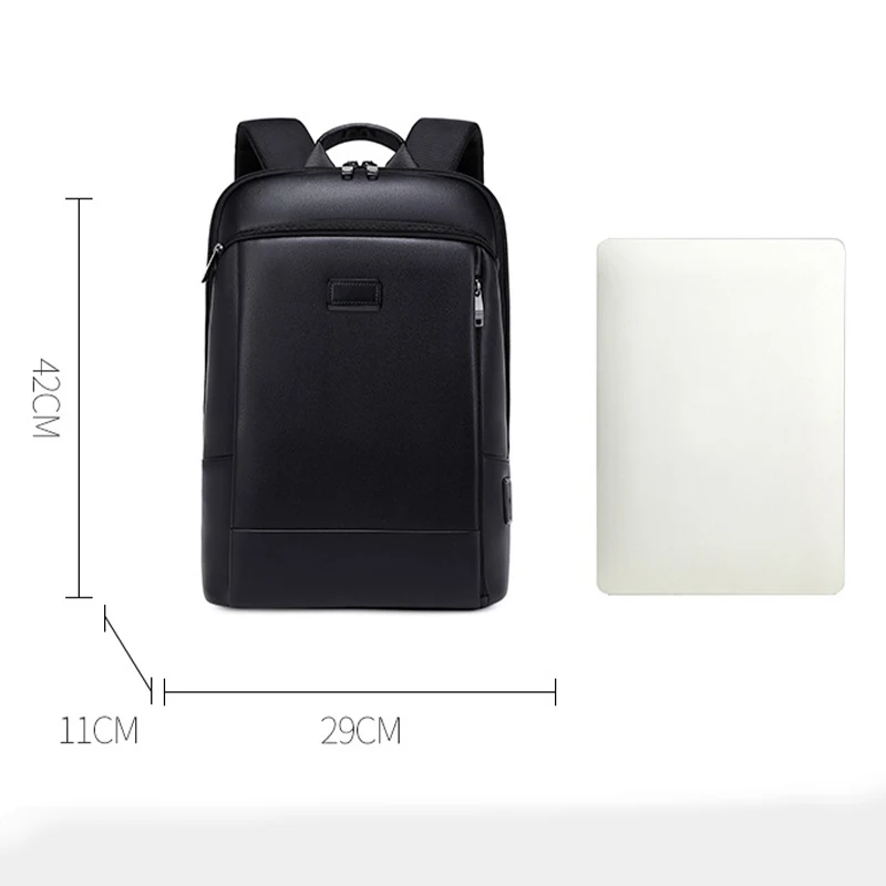 Large Capacity Oxford Black Backpack Expandable Airline Approved Laptop ...