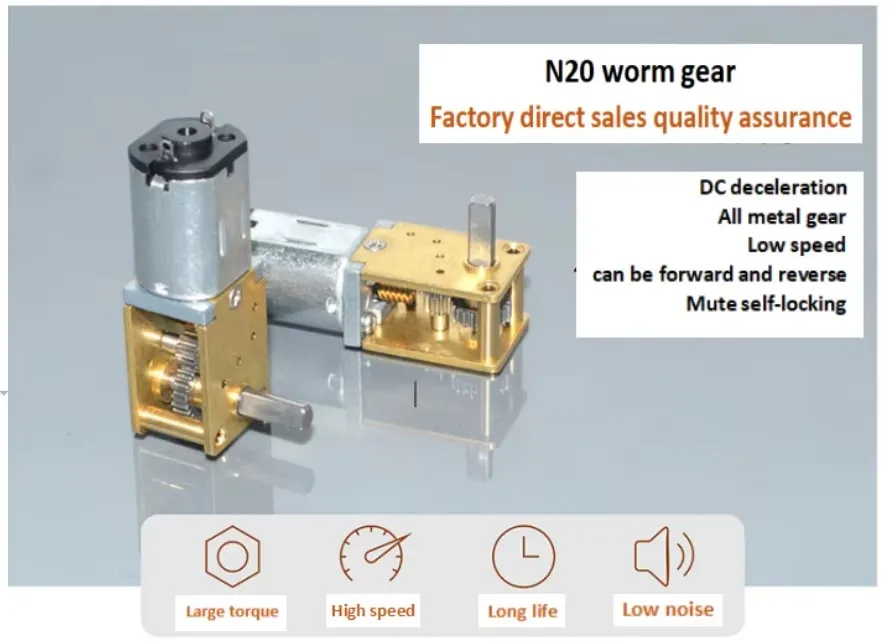 12v 24v Dc Dual Shaft Motor Opened Hobbing Worm Gearbox with Micro Small Electric Gearboxes ...