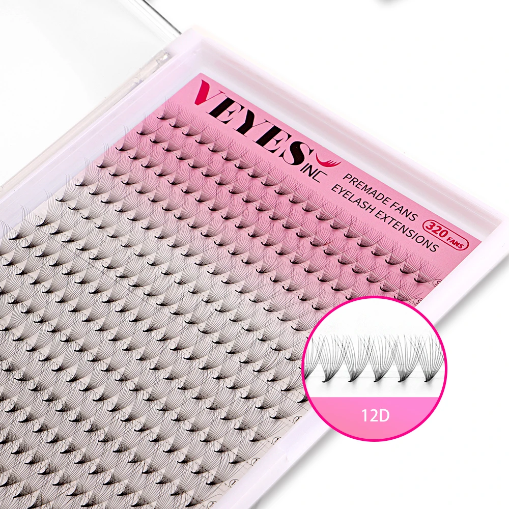 VEYES Plus Tray 8D 10D 12D 14D Dark Black Cashmere Volume Lash ...