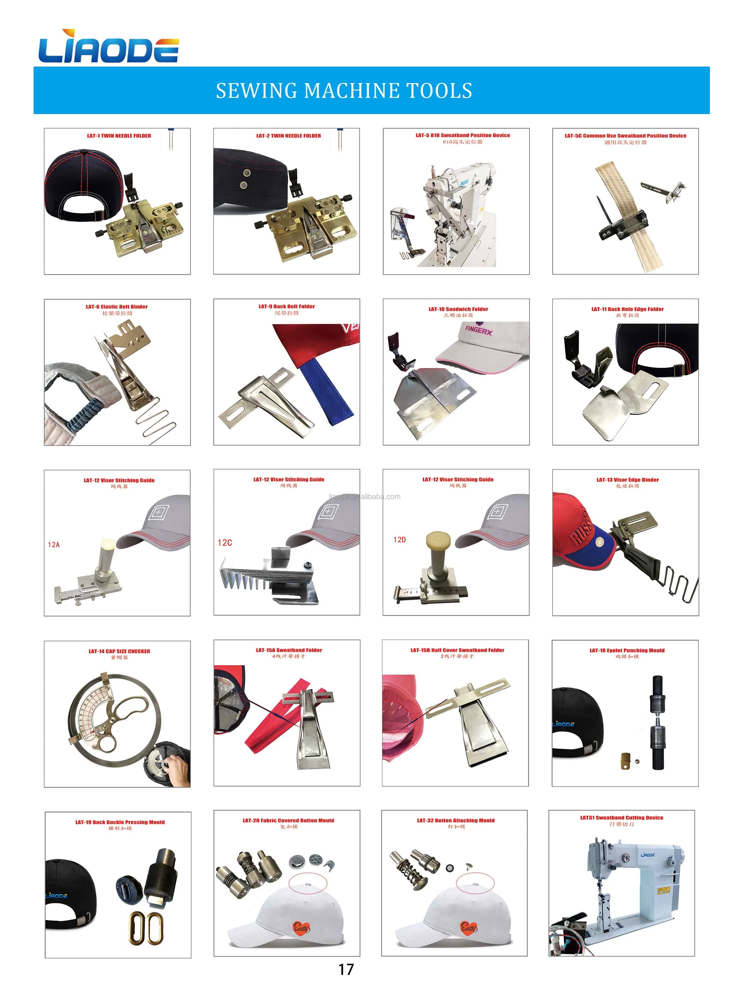 Twin Needle Folder For Baseball Caps & Sewing Needs - Oem | Wholesale