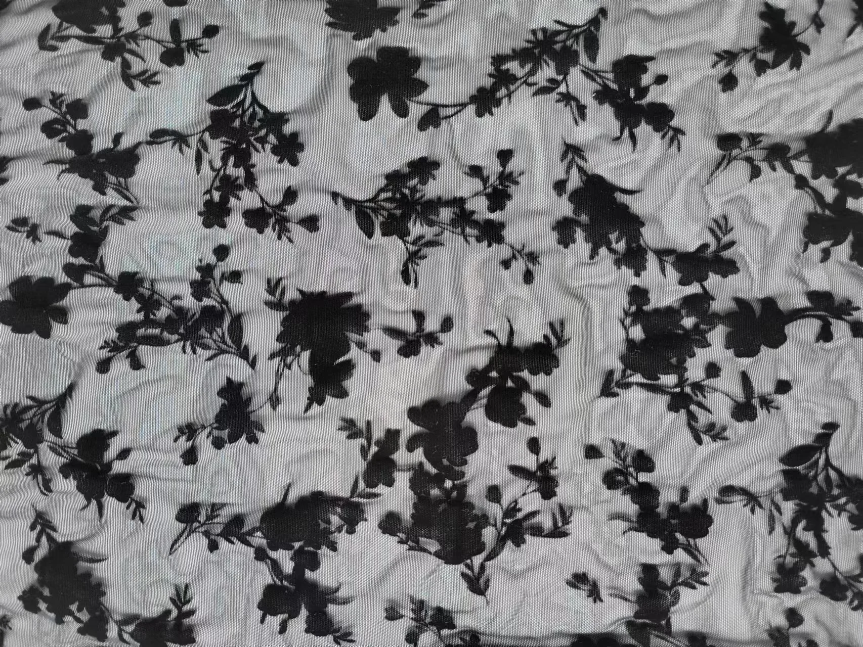 Polyester Spandex Mesh Flocking Fabric - Buy Polyester Spandex Mesh ...