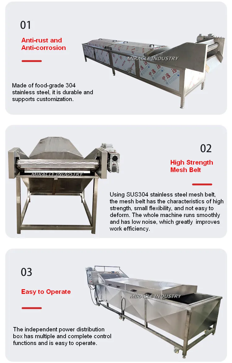 Potato Boiler Machine - Efficient Food Blanching Solutions