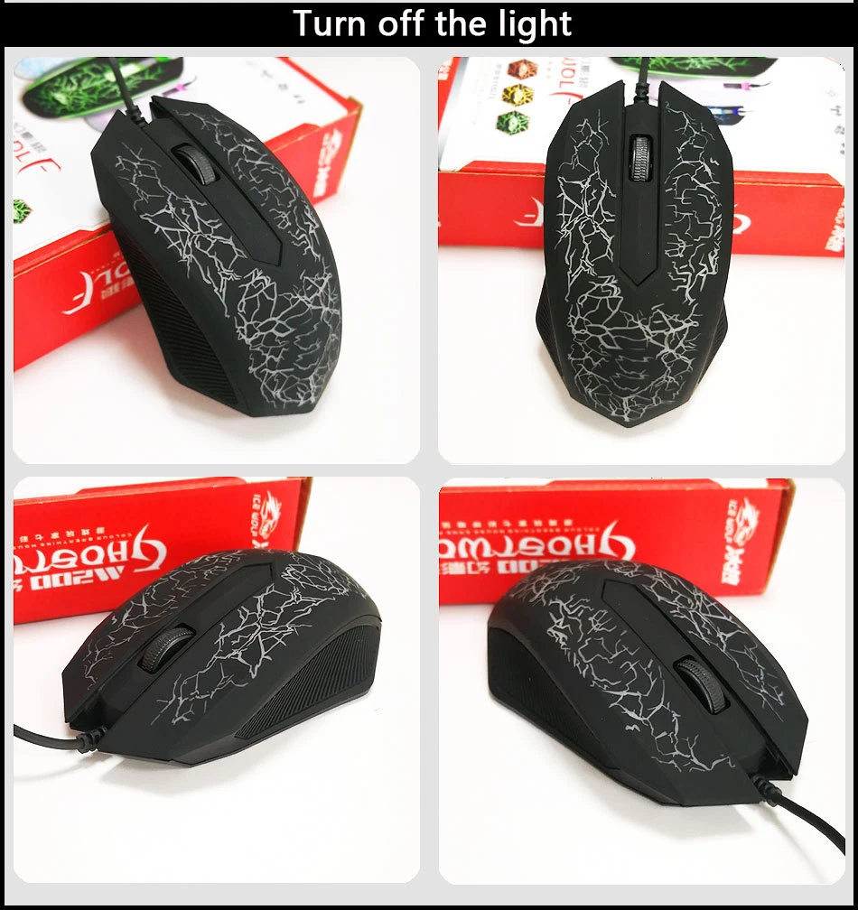 Usb Rgb Glowing No Delay Colorful Backlight Mice 1000dpi Laptop ...