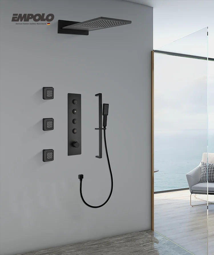 Kaiping Big Rain Waterfall 4 Function Shower System Faucets