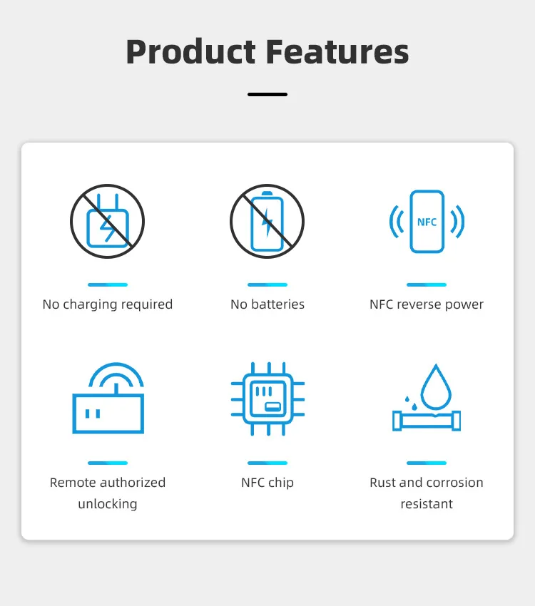 Kerong Battery Free Lock Manufacturer High Security App Passive Nfc ...