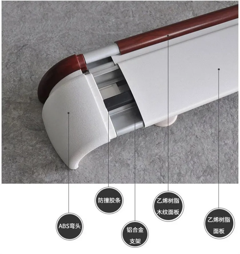 Elderly And Disabled Hospital Corridor Vinyl Handrail Accessories Cover ...