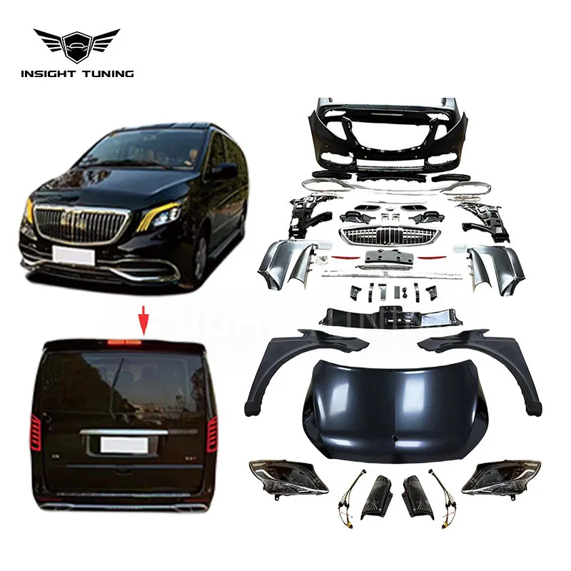 High Fitment Vito W446 W447 2016-2021 V250 V260 Upgrade to Maybach ...