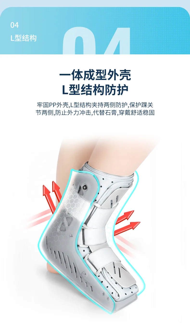 Medical Inflatable Orthopedic Fracture Walking Boots Ankle Support ...