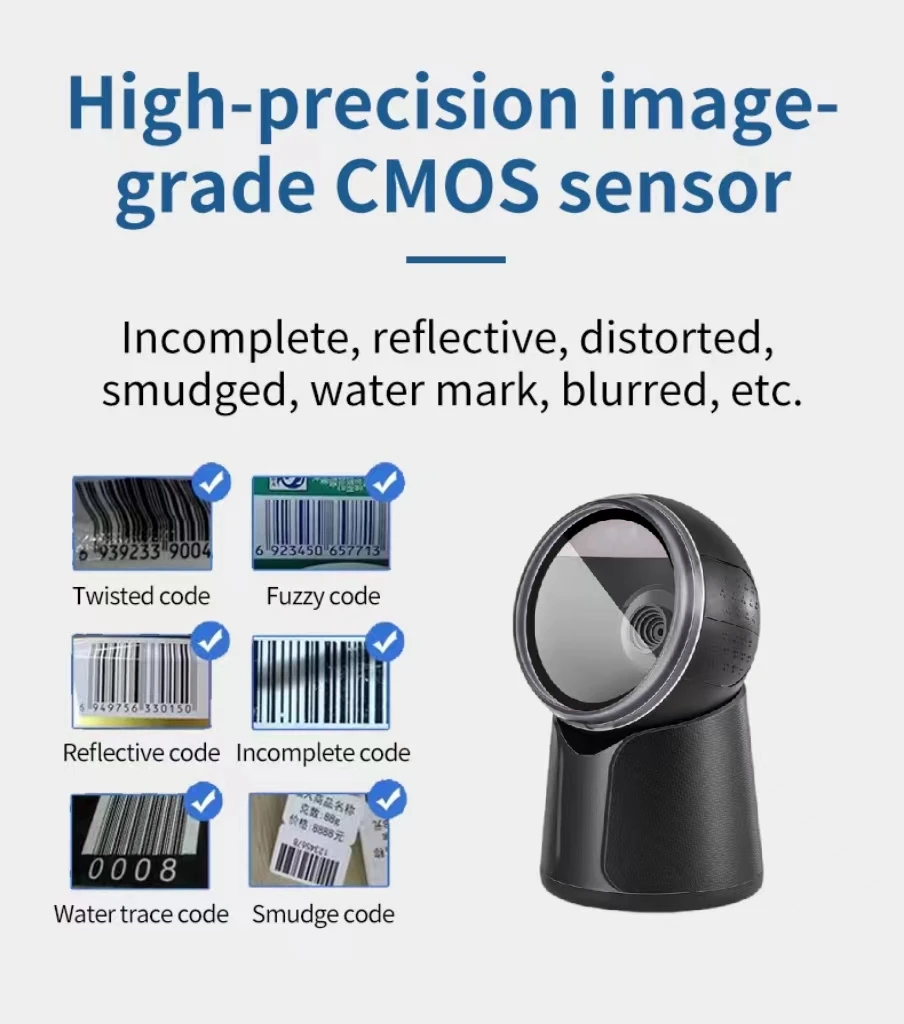 Cx50h Price Checker Qr Code Wired Usb Bar Qr Code Scanning Reader 1d 2d ...