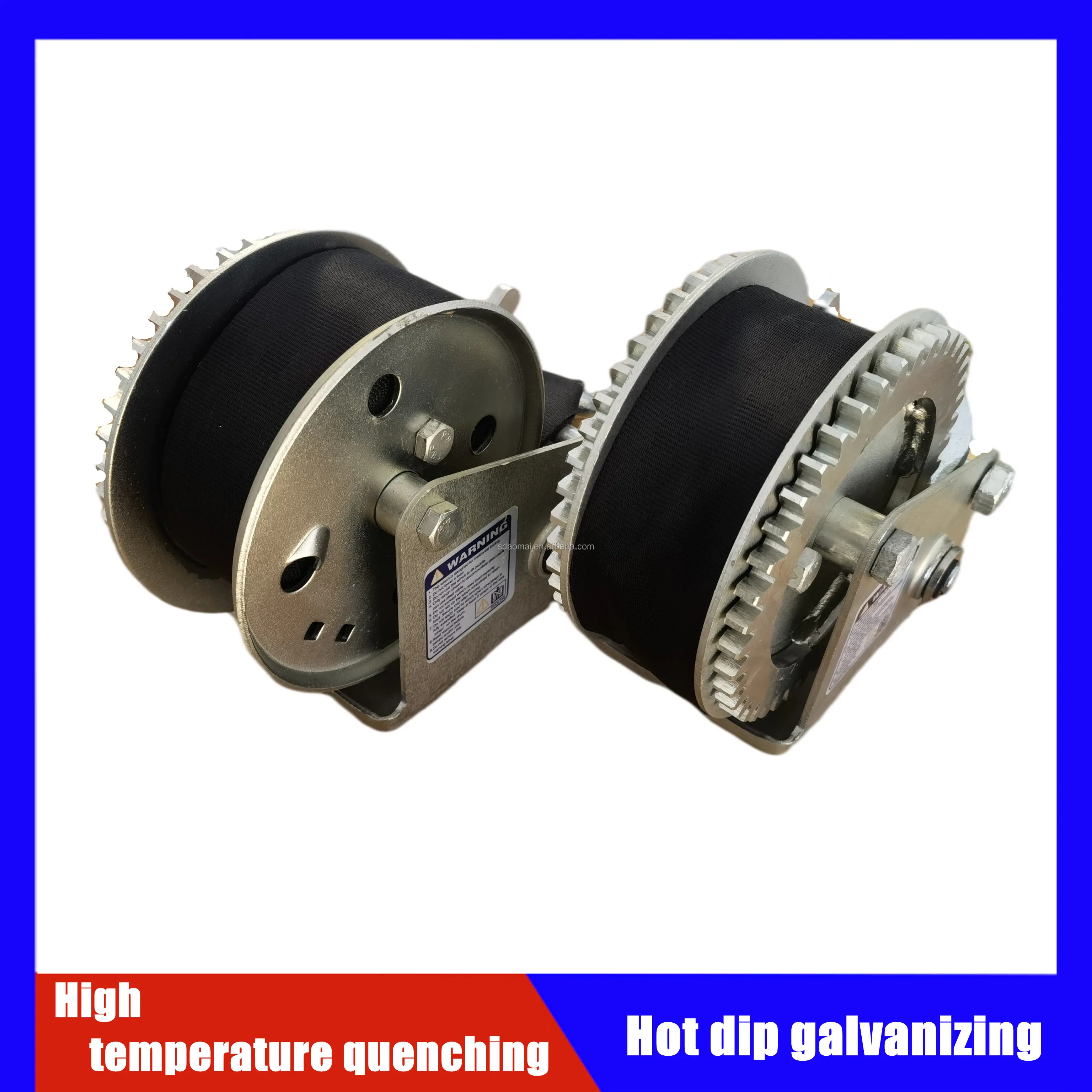 Portable Hand Winch Manual Winch With Capstan For Pulling Hot Dip ...