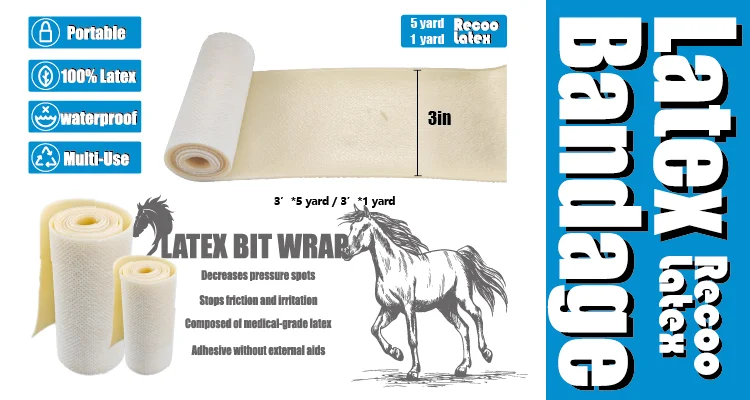 Pure Natural Latex Horse Bit Wrap Tape Equestrian Horse Supply ...