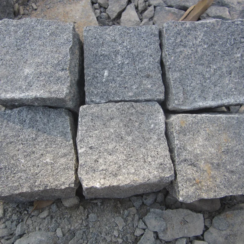 Natural Dark Grey Granite Patio Pavers G654 Tumble Granite Driveway ...