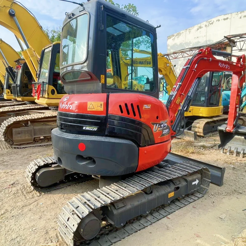 3.5 Ton Small Cheap Kubota U35 Mini Japanese Used Backhoe Excavator for ...