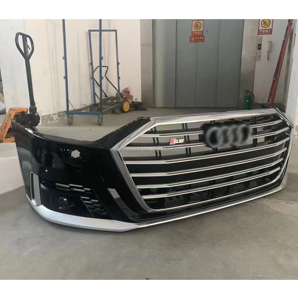 Auto Front Bumper With Grill S8 Style For Audi A8 S8 D5 Body Kits 2019 2020 2021 2022 - Buy Car ...