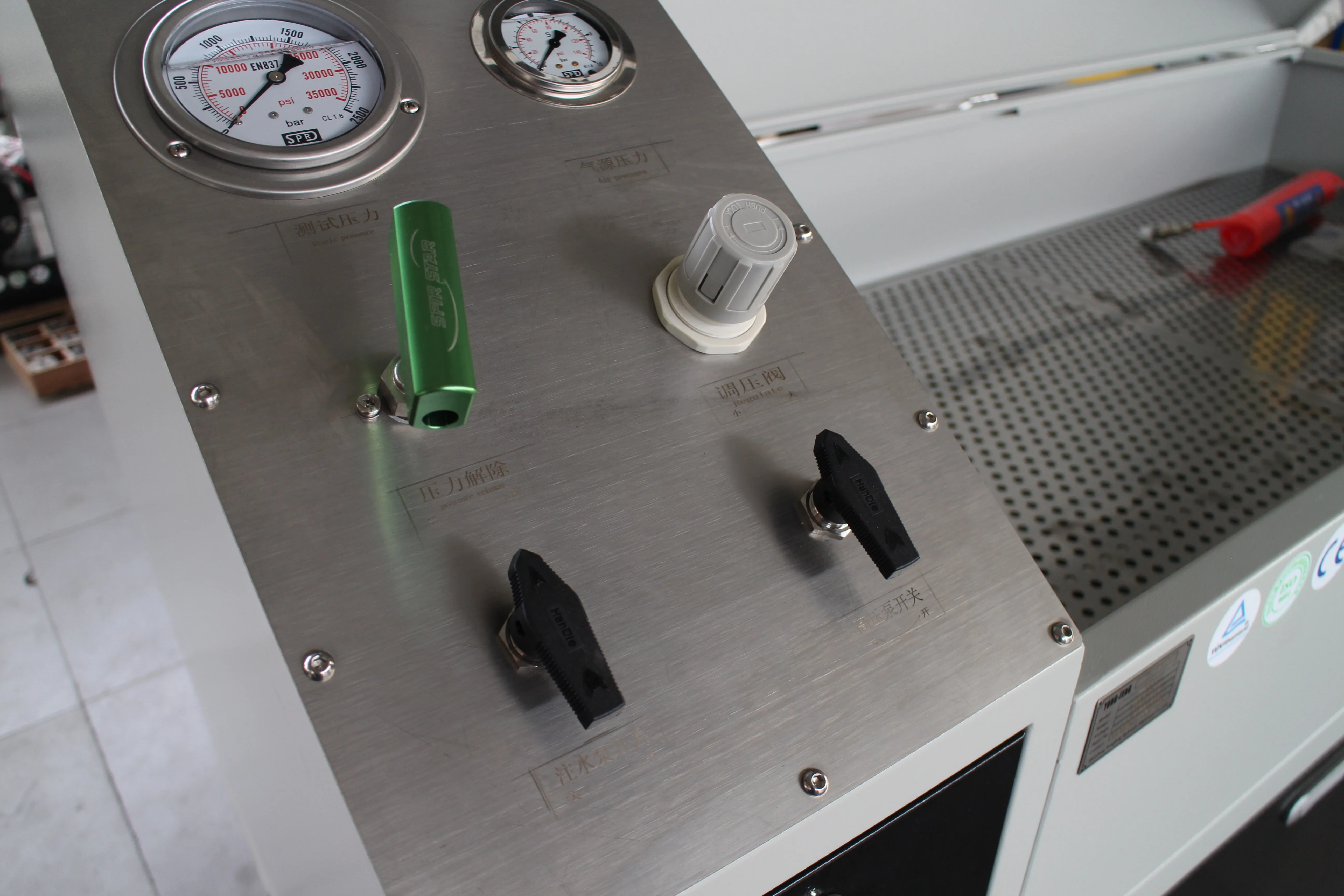 Hose Pipe Burst Hydrostatic Pressure Testing Machine Air Compressor ...