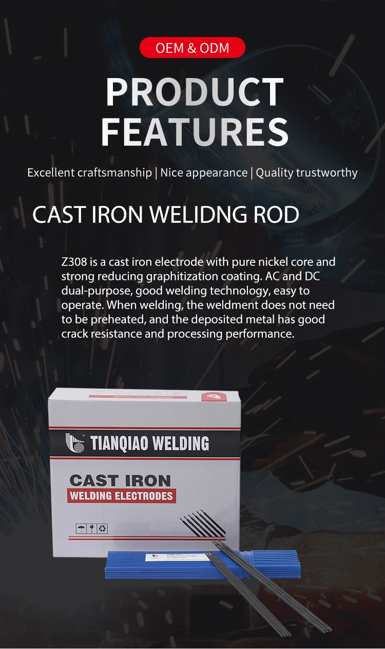 Best Arc Welding Electrode Z308 Cast Iron Welding Rod ENIFe-CI| Alibaba.com