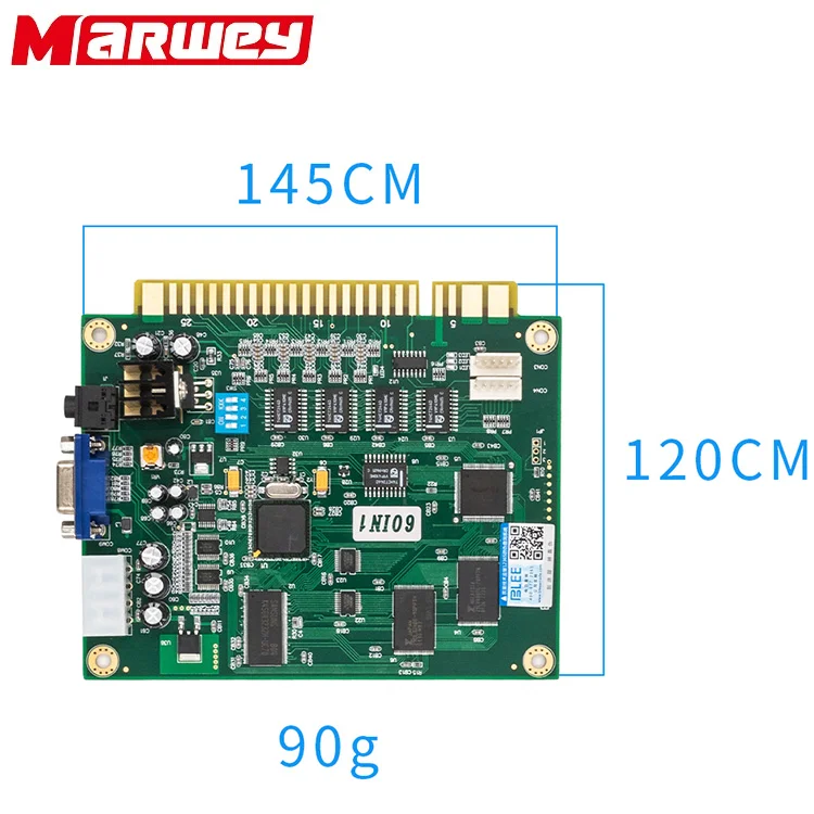 Classic 60 in 1 PCB Jamma Board Mini Arcade Machine Game PCB ...