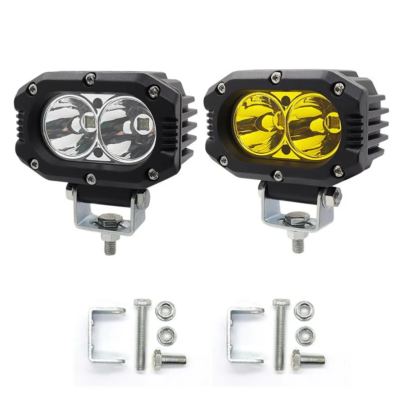 M0126 Led Light Bar 4 Inch Yellow Amber /wihte Spot Light Off Road Work ...