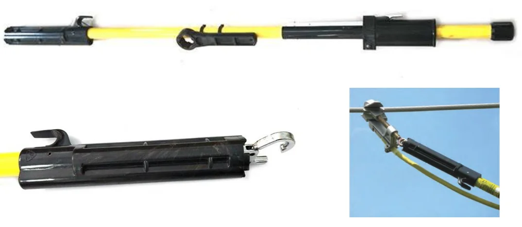 High Voltage Shotgun Hot Stick - Telescopic & Portable