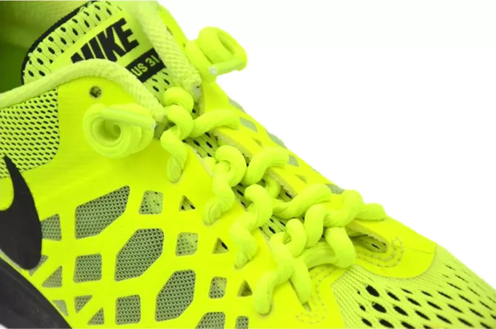 Custom Round Twisty Spring Laces - No Tie Elastic Shoelaces